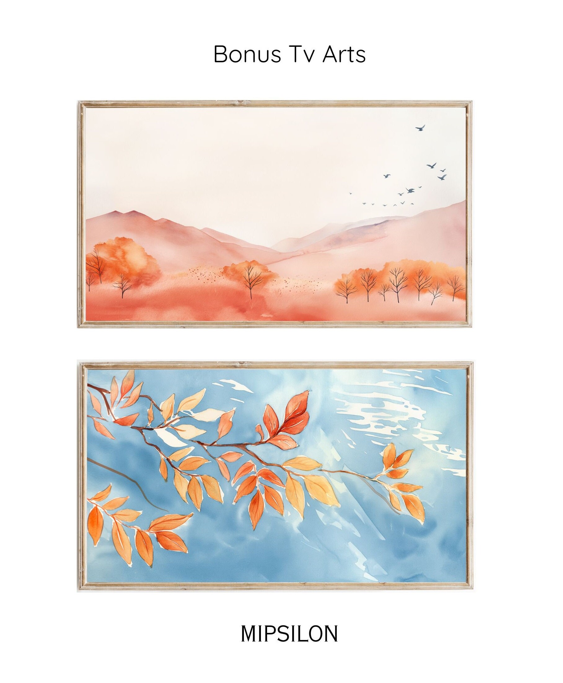 Fall Flowers Pumpkin TV Art, Autumn Samsung Frame Tv Art, Textured Tv ...