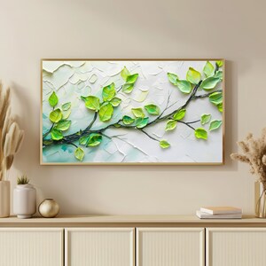 Frame TV Art Summer, Green Samsung Frame Tv Art, Nature Digital Art ...