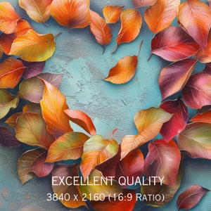 Autumn Leaves Frame TV Art, Fall Samsung Frame Tv Art, Tv Art Heart ...