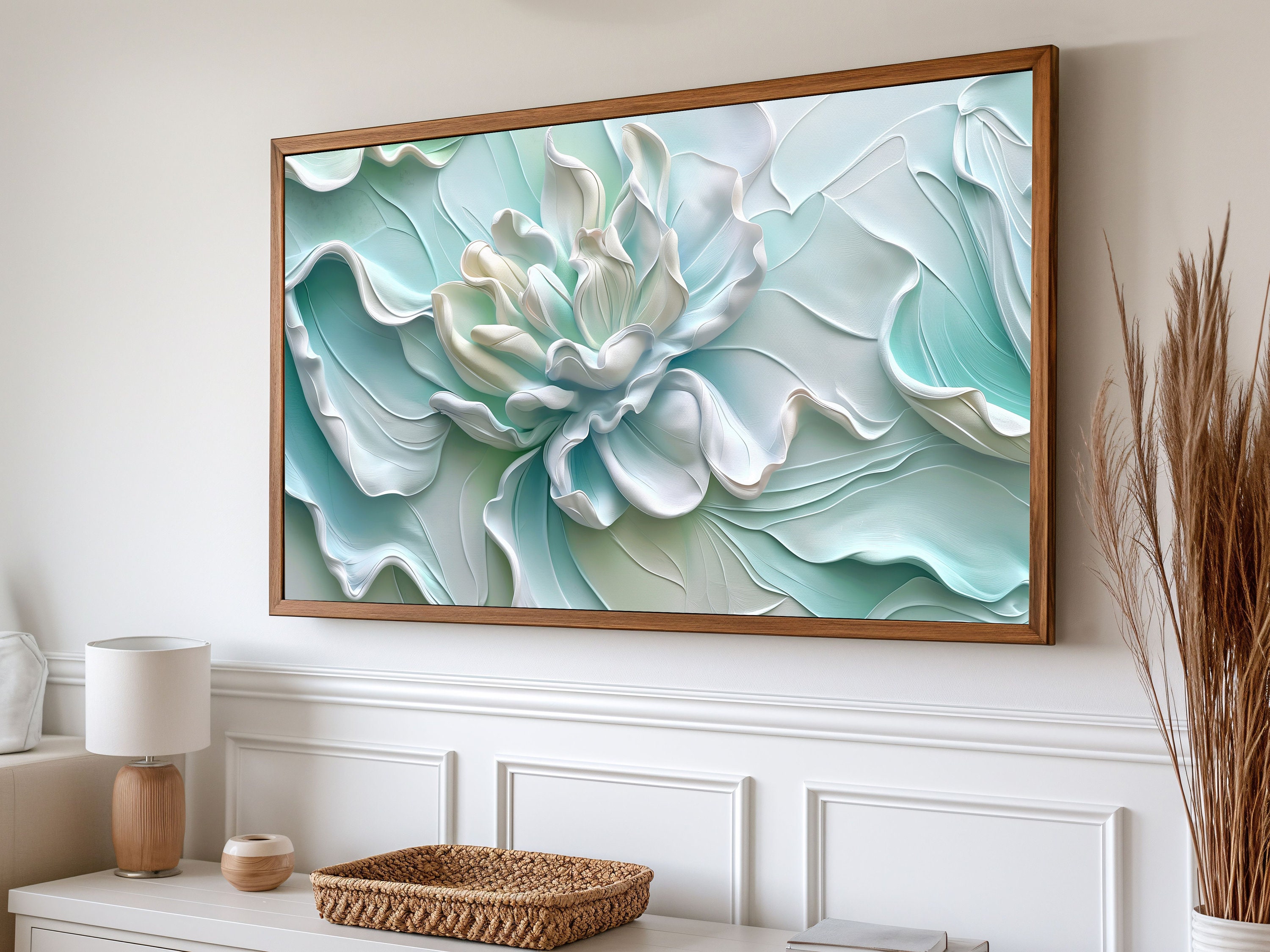 Abstract Frame TV Art, Samsung Frame Tv Art, Flowers Digital Art ...