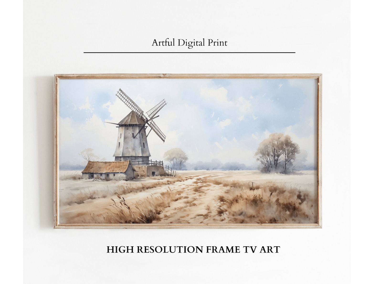 Frame TV Art, Vintage Windmill, Samsung Frame Tv Art, DIGITAL Download ...