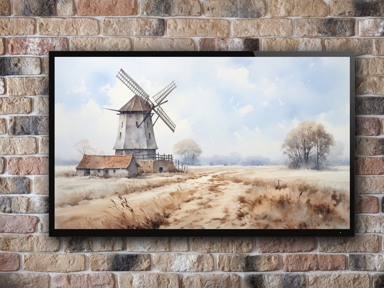 Frame TV Art, Vintage Windmill, Samsung Frame Tv Art, DIGITAL Download ...