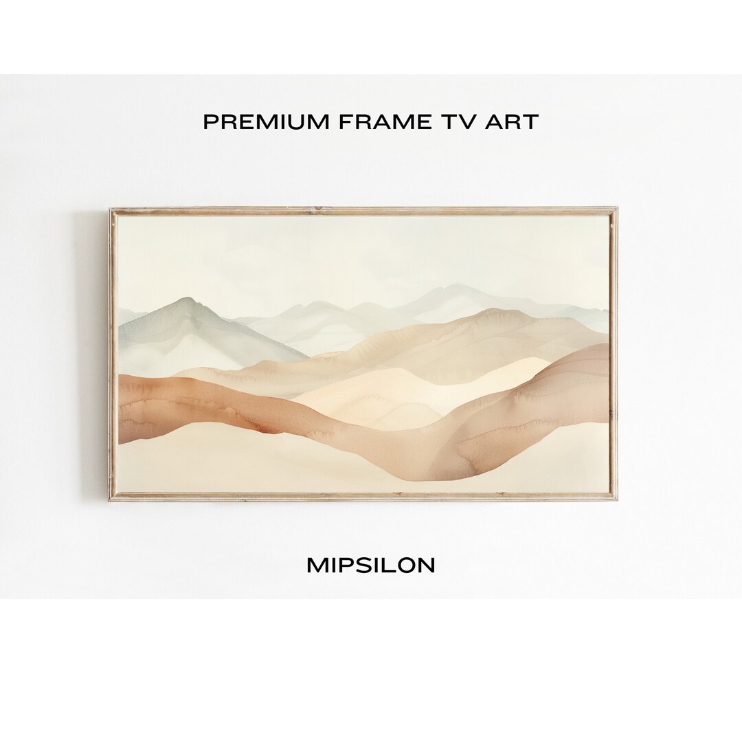 Samsung Frame TV Art | Abstract Pastel Landscape Frame Tv Art | DIGITAL ...