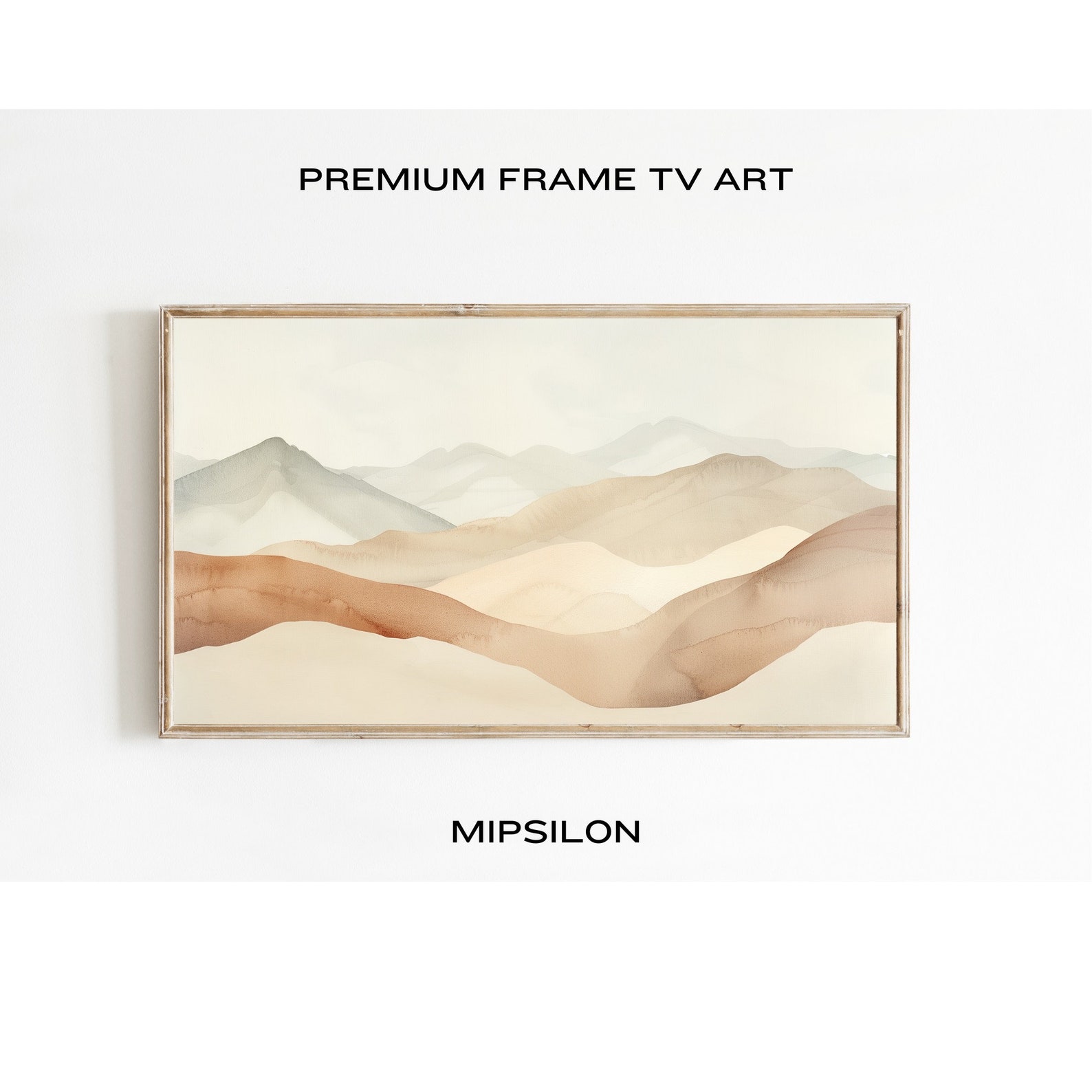 Samsung Frame TV Art | Abstract Pastel Landscape Frame Tv Art | DIGITAL ...