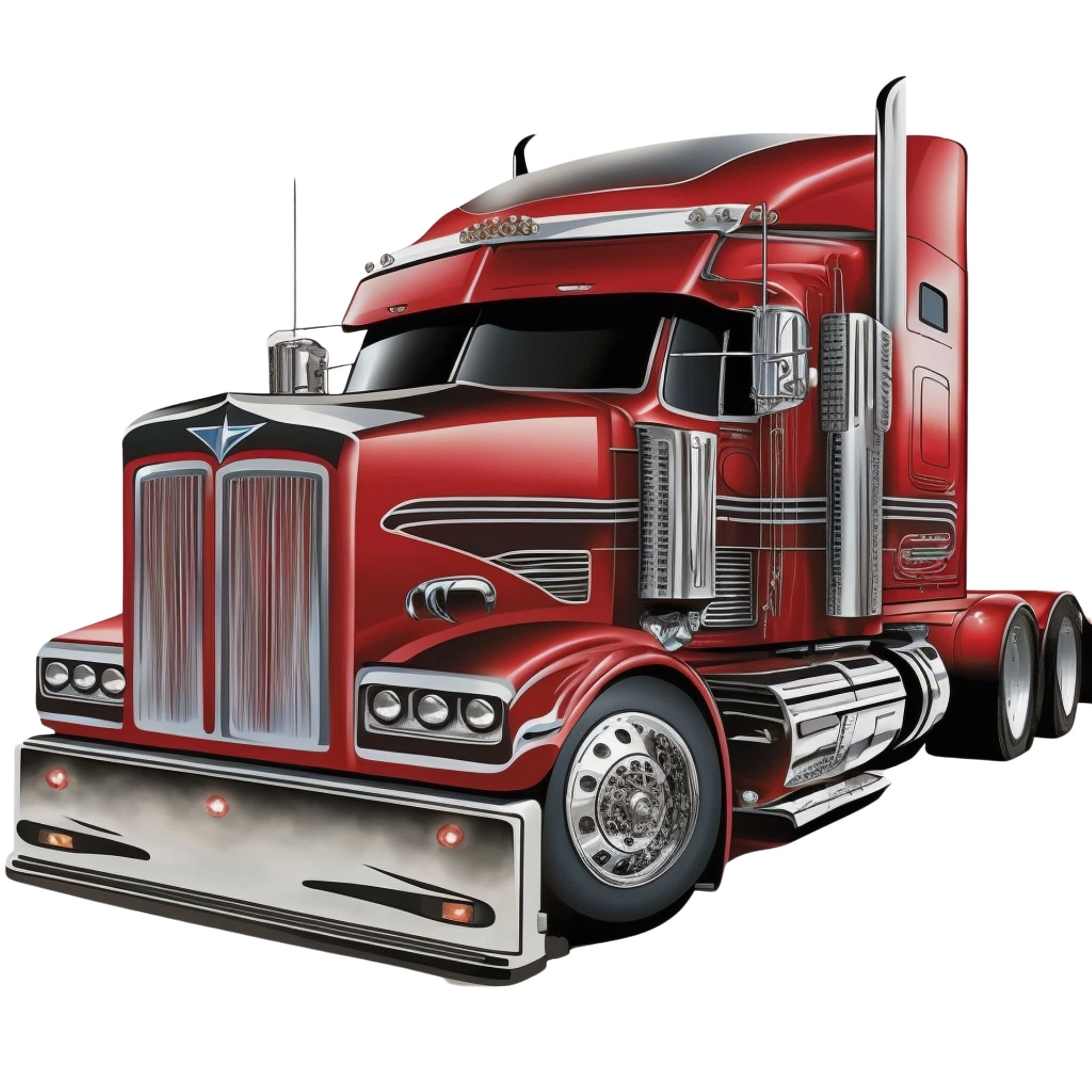 Semi Truck Clip Art - Etsy