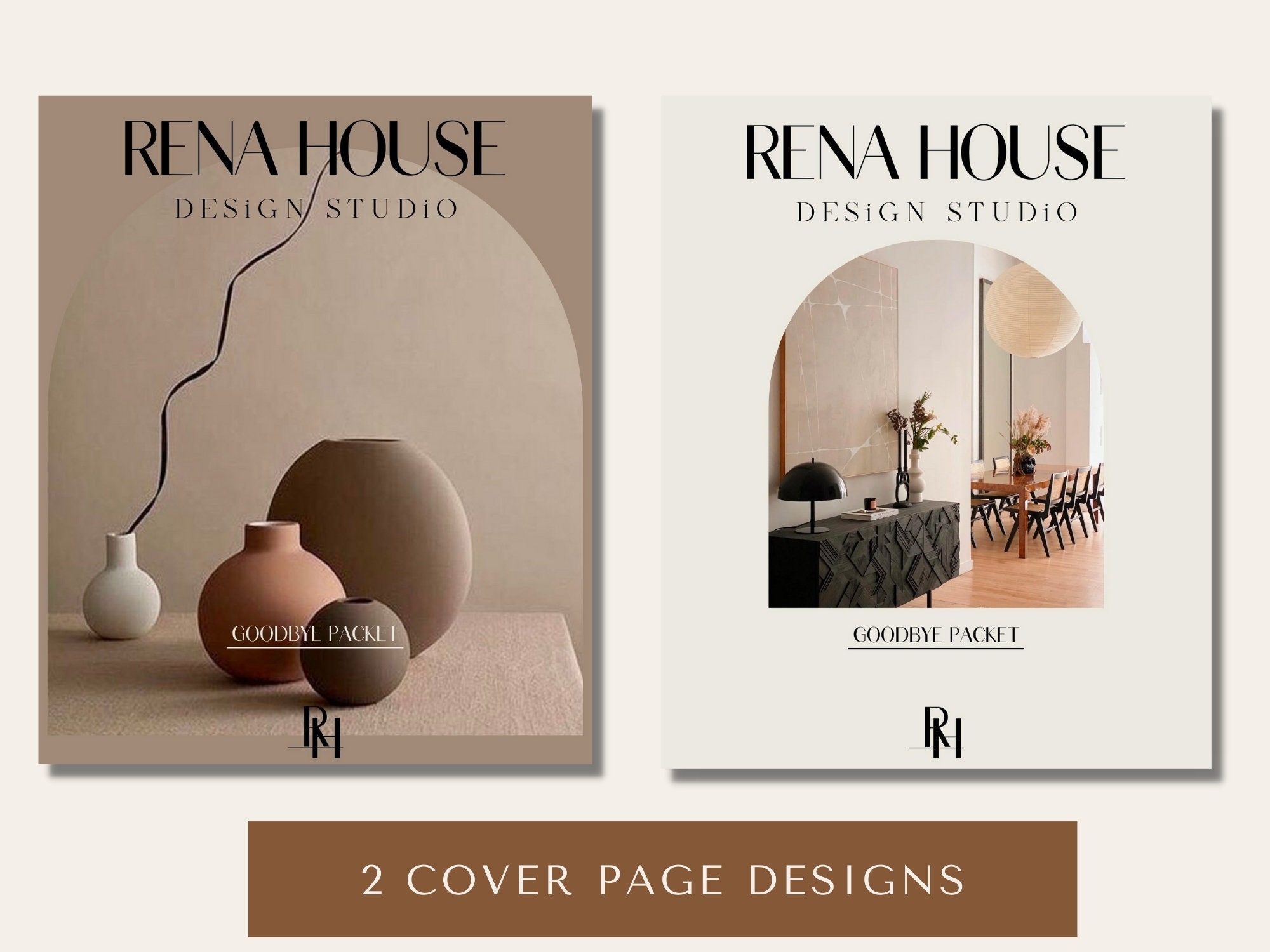 Interior Design Client Goodbye Packet Template, Interior Design ...