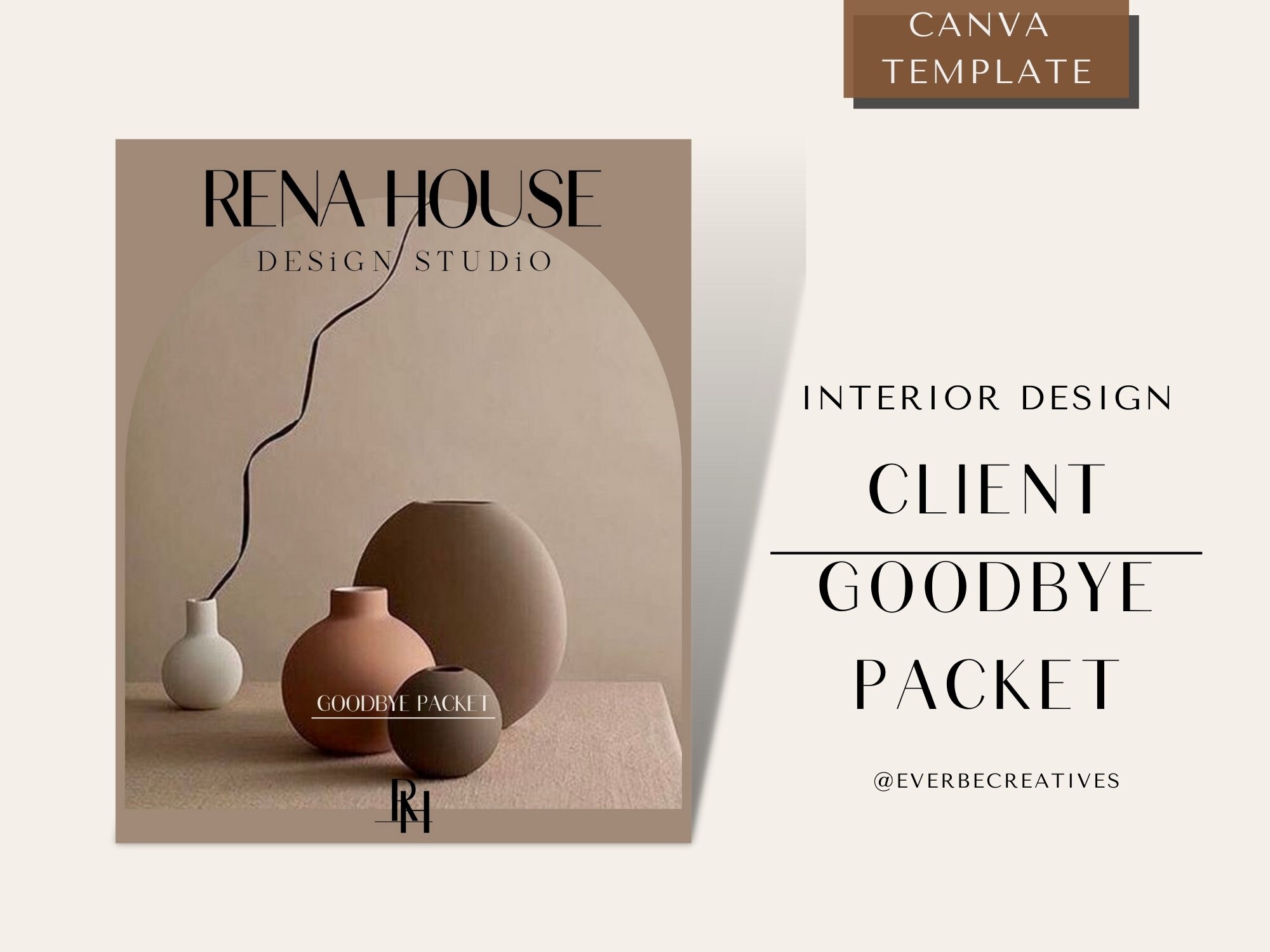 Interior Design Client Goodbye Packet Template, Interior Design ...