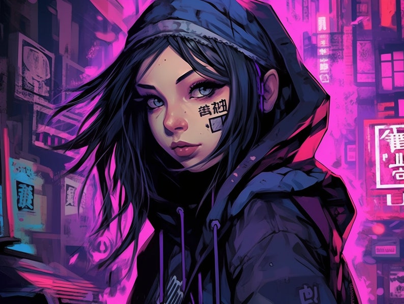 Anime Techno Characters - Etsy