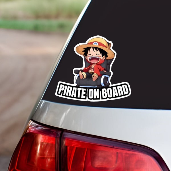 One Piece Anime Car Decals - Etsy
