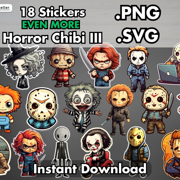 Horror Chibi - Etsy