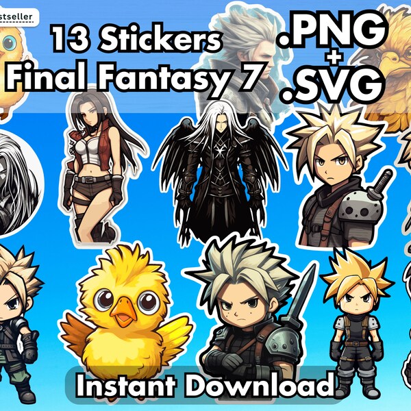 Fantasy Stickers - Etsy