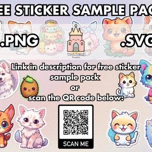 Wolf Sticker PNG Bundle 43 Cute Wolves Designs Printable - Etsy