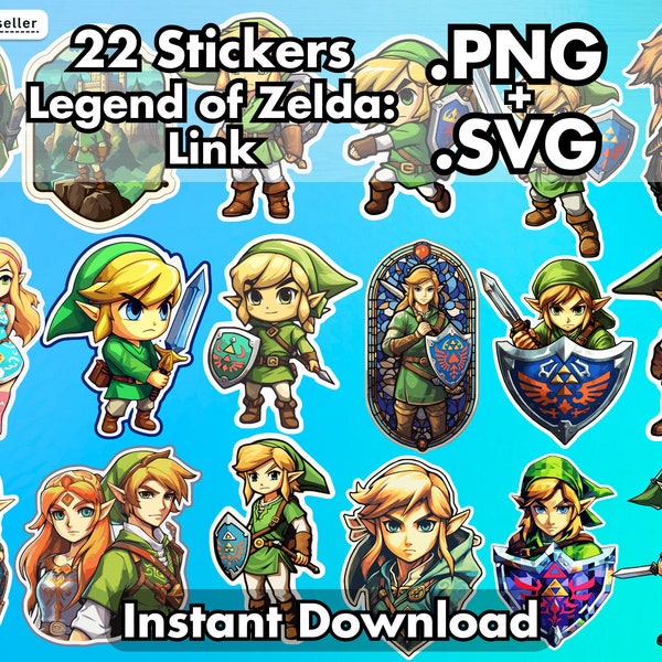 Zelda Sticker - Etsy