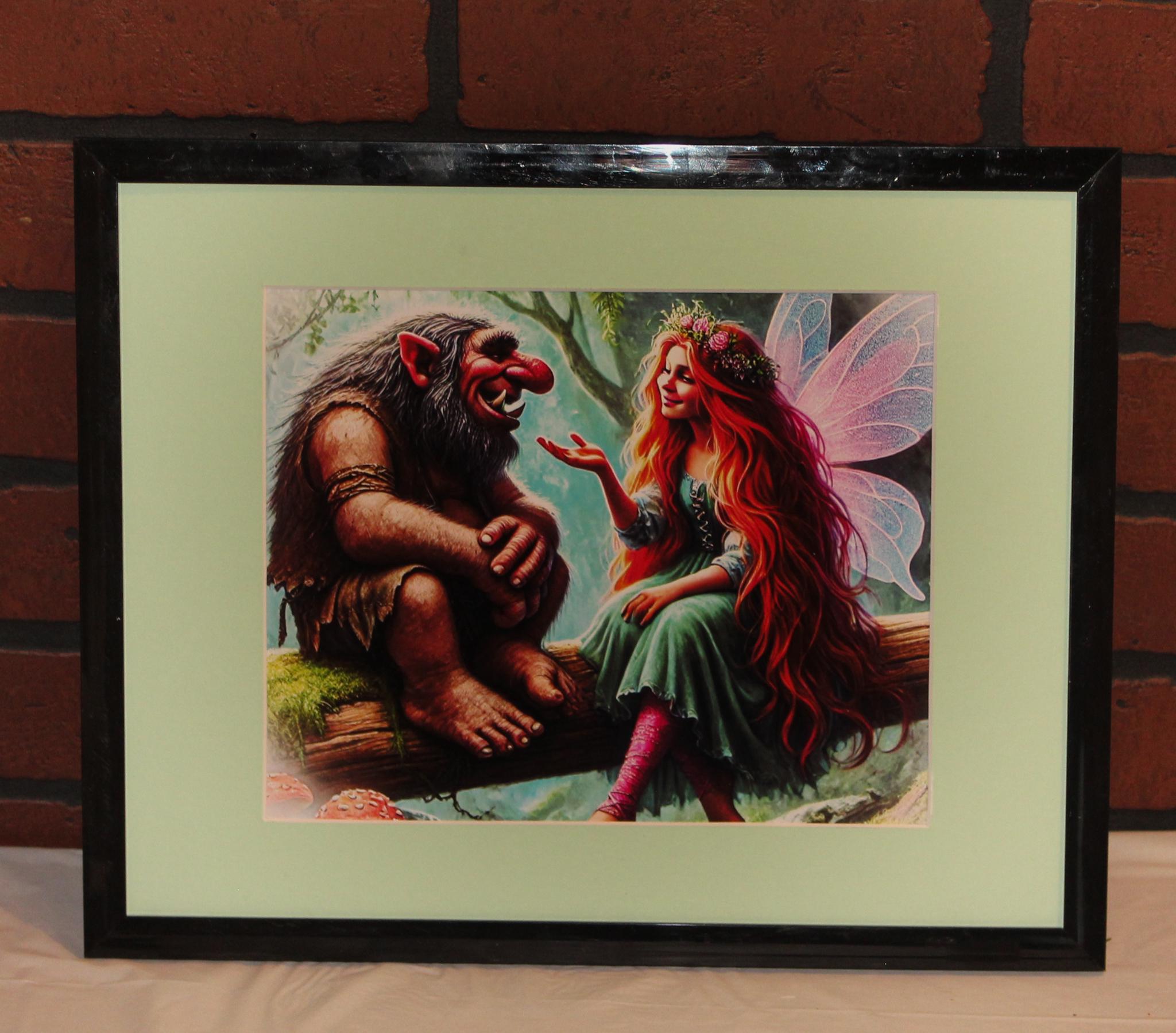 Fairy and Troll Chat Print: Fantasy Dream World Nursery Decor - Etsy
