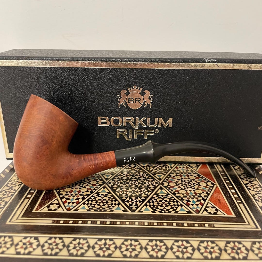 Borkum Riff 10th Anniversary Pipe, 1982 Scandinavian Style Limited ...