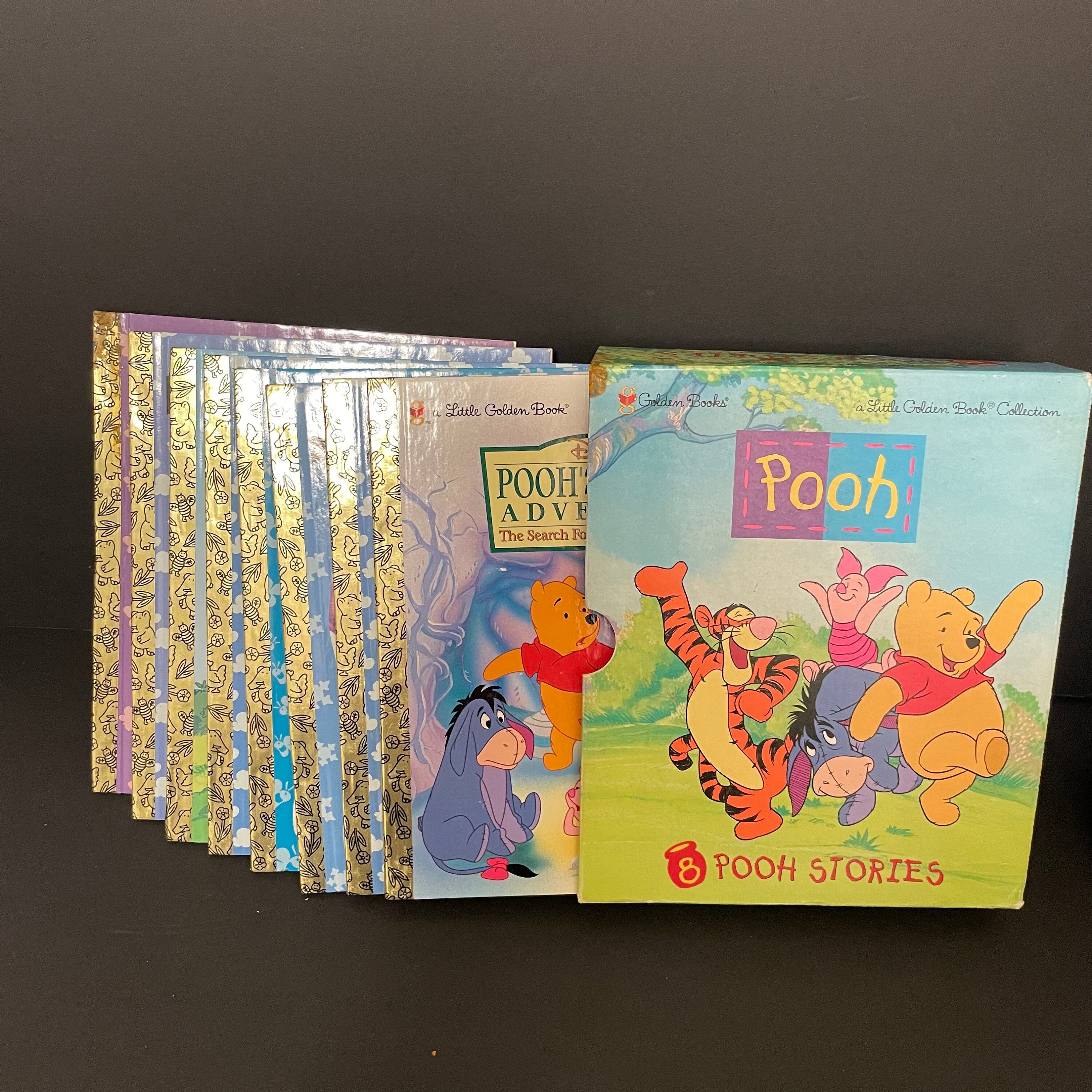 Vintage 1998 Retro Little Golden Book Collection of Winnie the Pooh Box ...