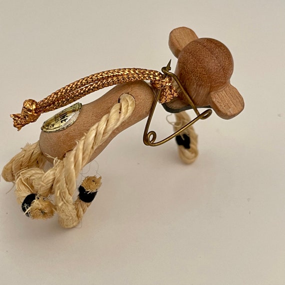 VTG 1958 Zoo Line Monkey Pin Brooch Ornament Designed… - Gem