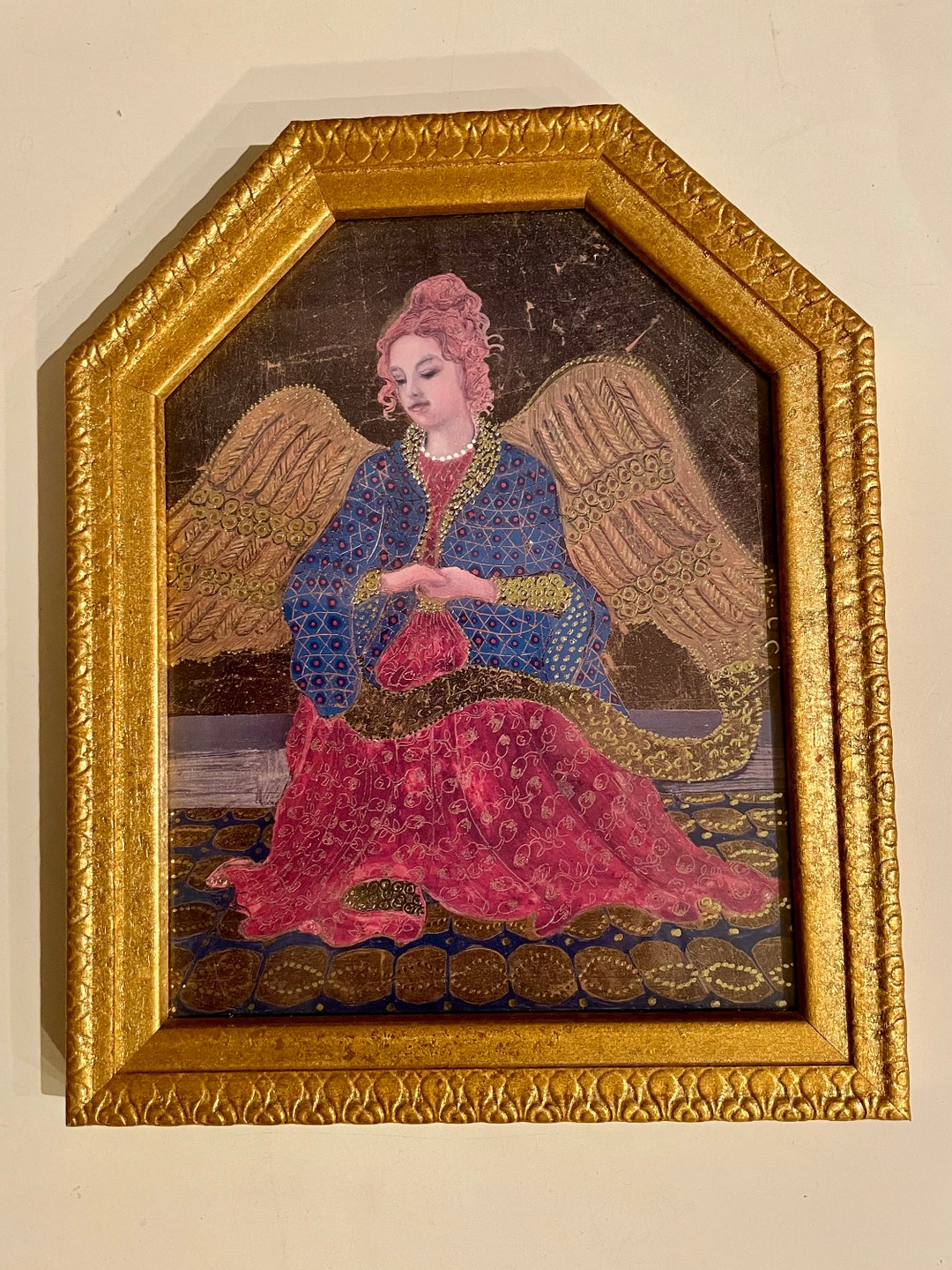 Vintage Kay Jacksons Guardian Angel of Liberty 1993 Gilded Art Print, 6 ...