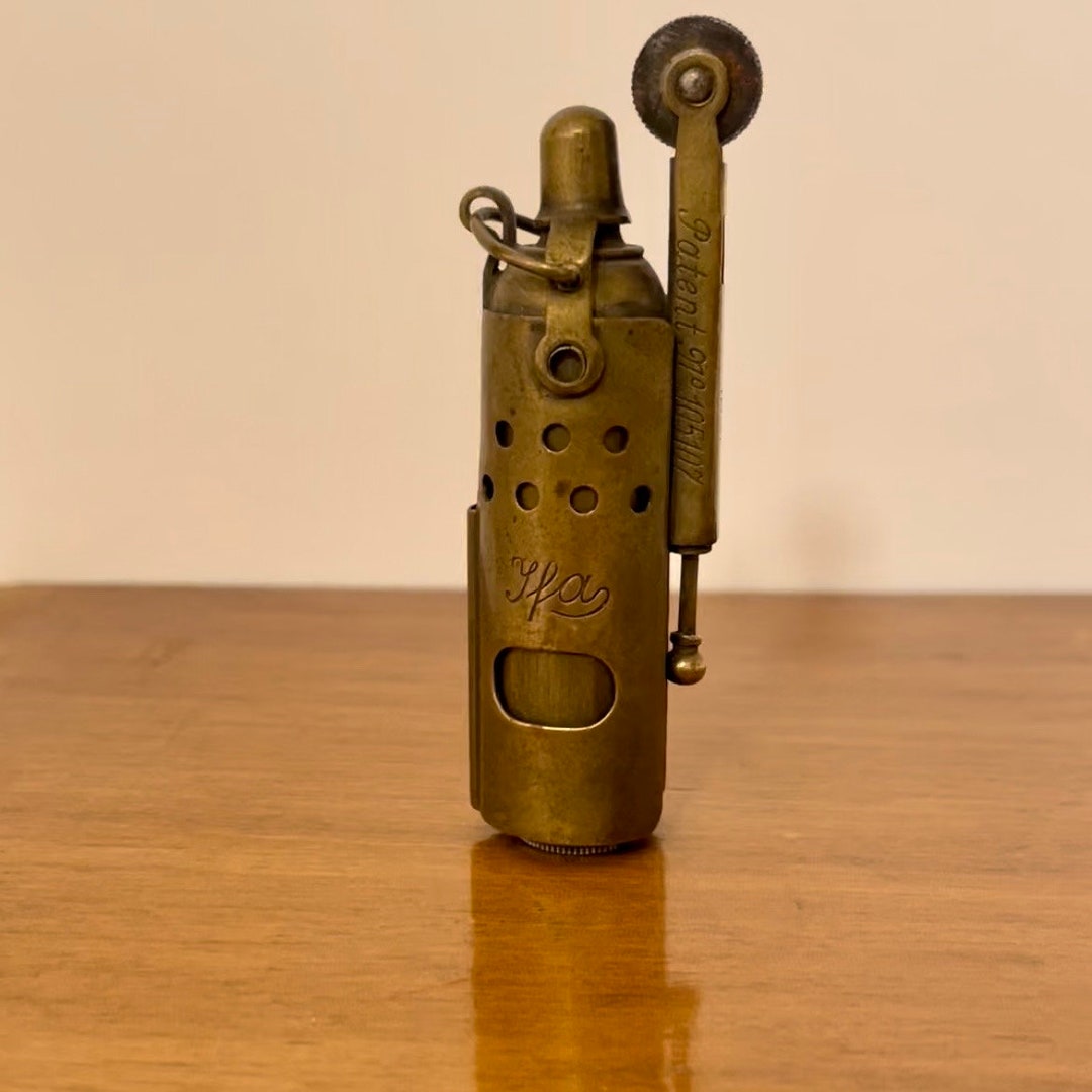 Vintage IMCO IFA Brass Trench Lighter Patent 105107 Made in Austria ...
