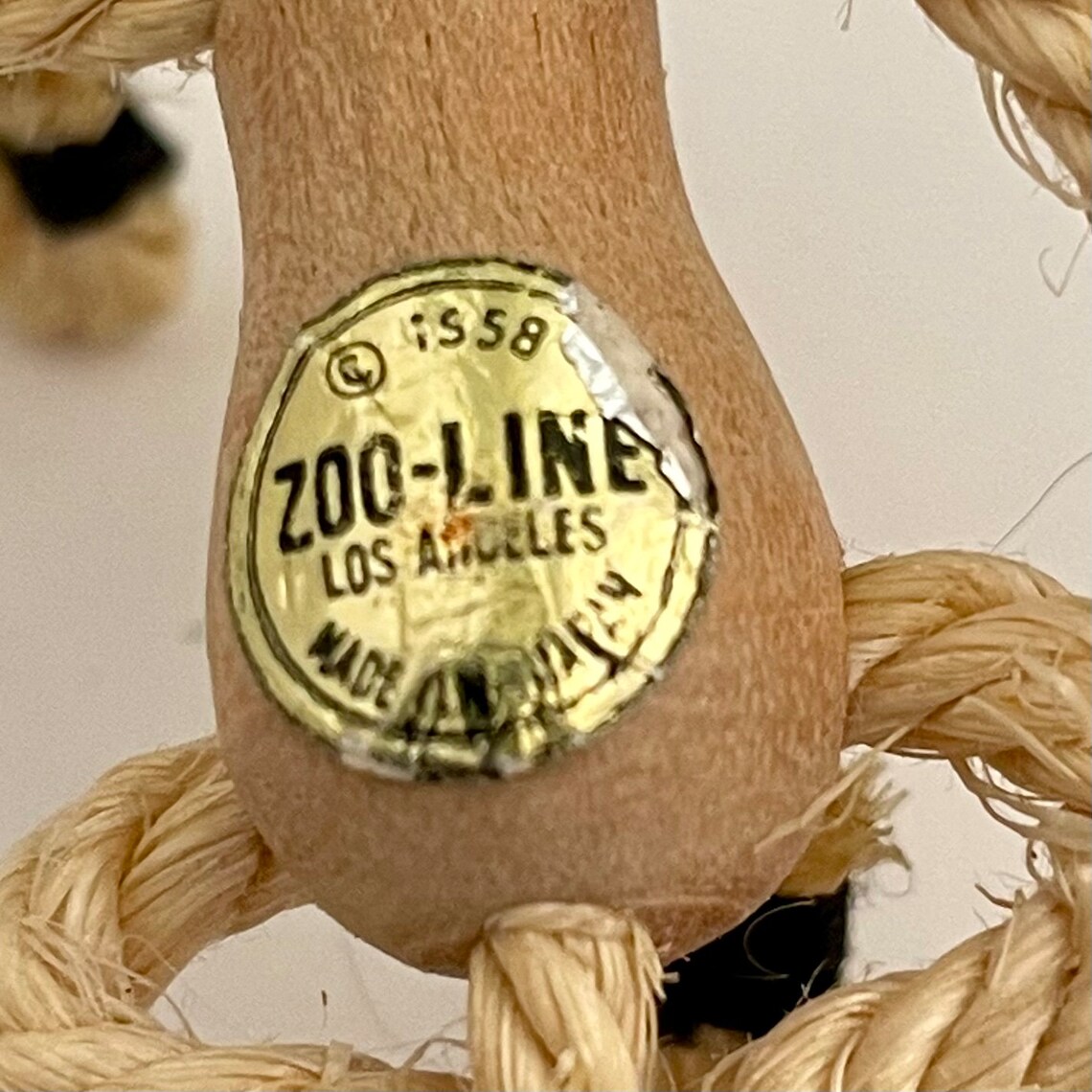 Vintage 1958 Zoo Line Monkey Pin Brooch Ornament Designed by Kay ...