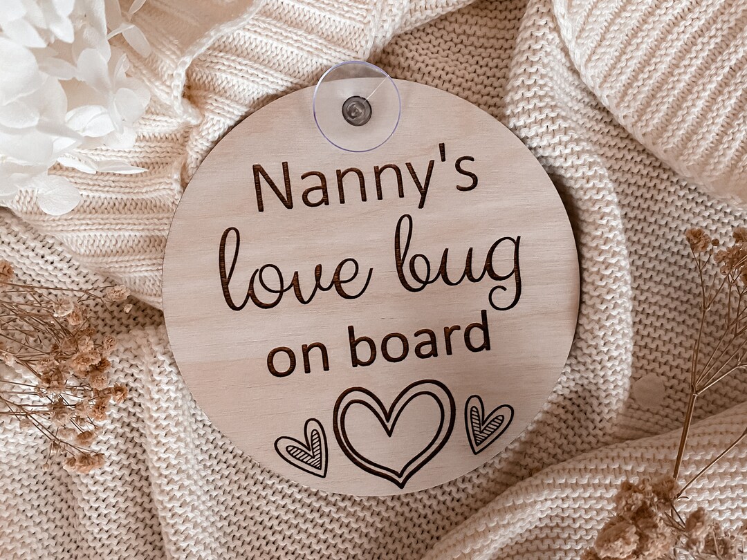 Personalised Baby on Board Car Sign - Etsy