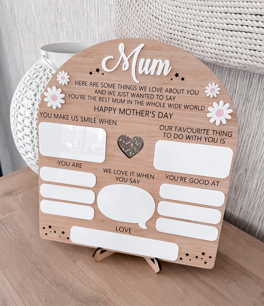 Mothers Day All About My Mum Sign - Etsy