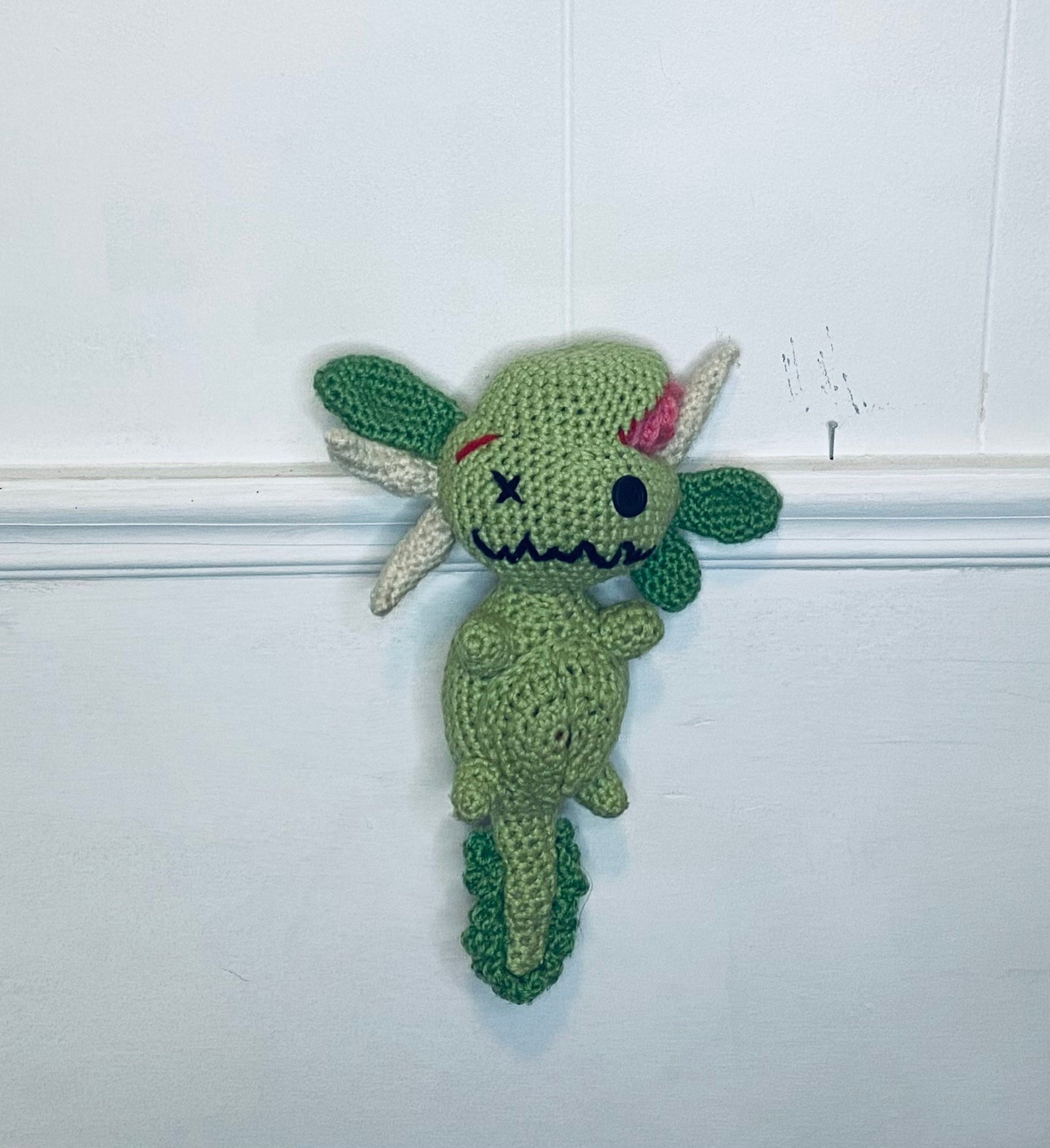 Gutsy Zombie Axolotl - Etsy