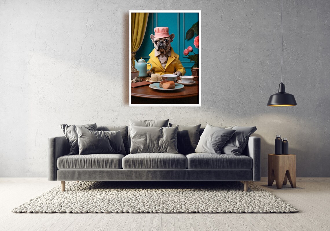 Elmer, French Bull Dog, French Bulldog Prints, French Bulldog Wall Art ...