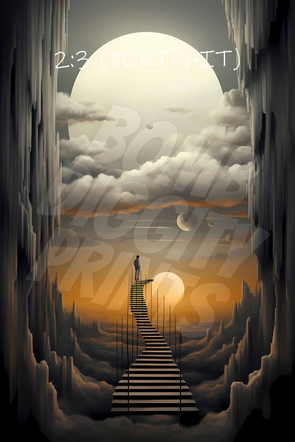 Cave of Curiosity Surreal Art Surreal Wall Art Surreal Art - Etsy