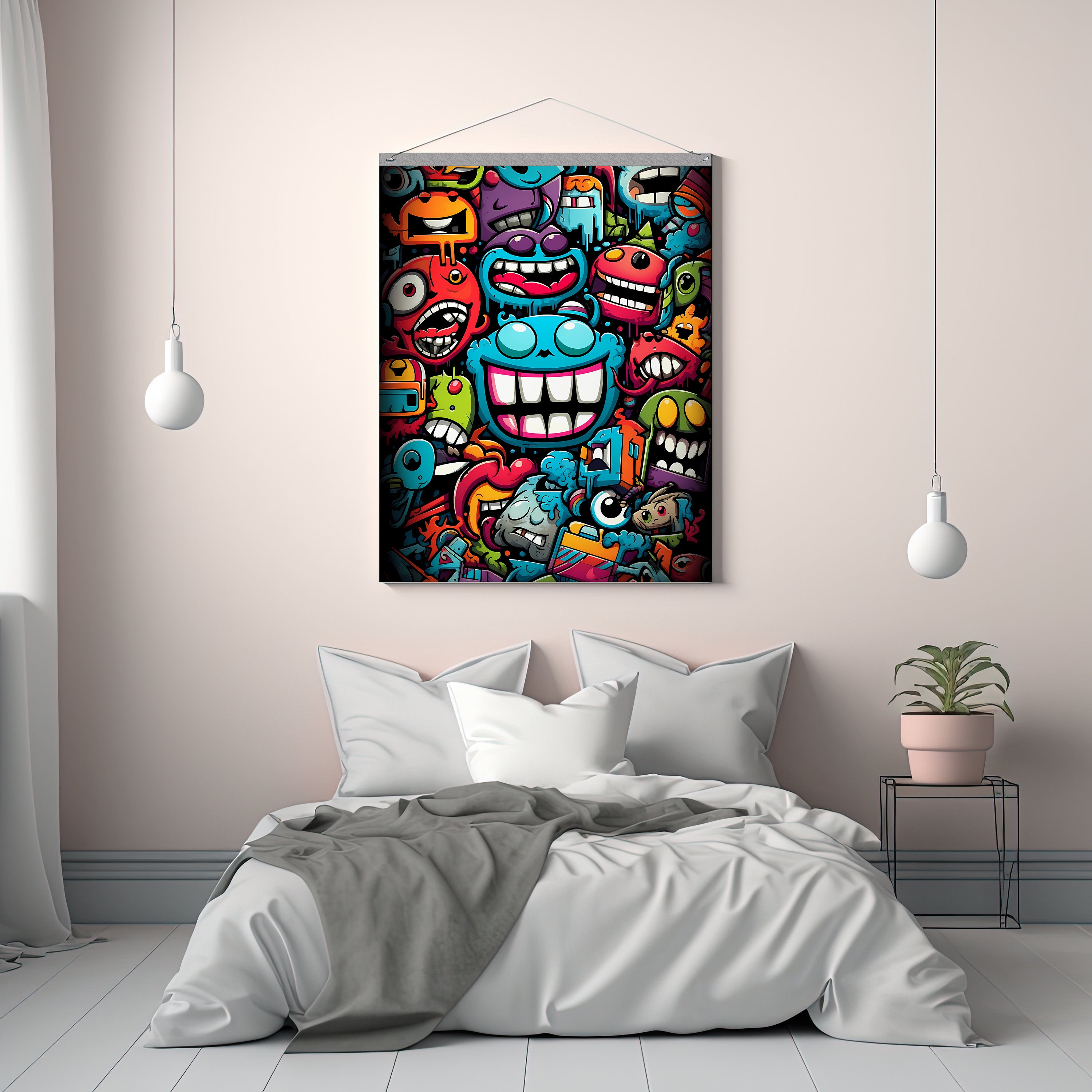 Xrank, Graffiti Wall Art, Graffiti Wall Art Canvas, Modern Graffiti ...