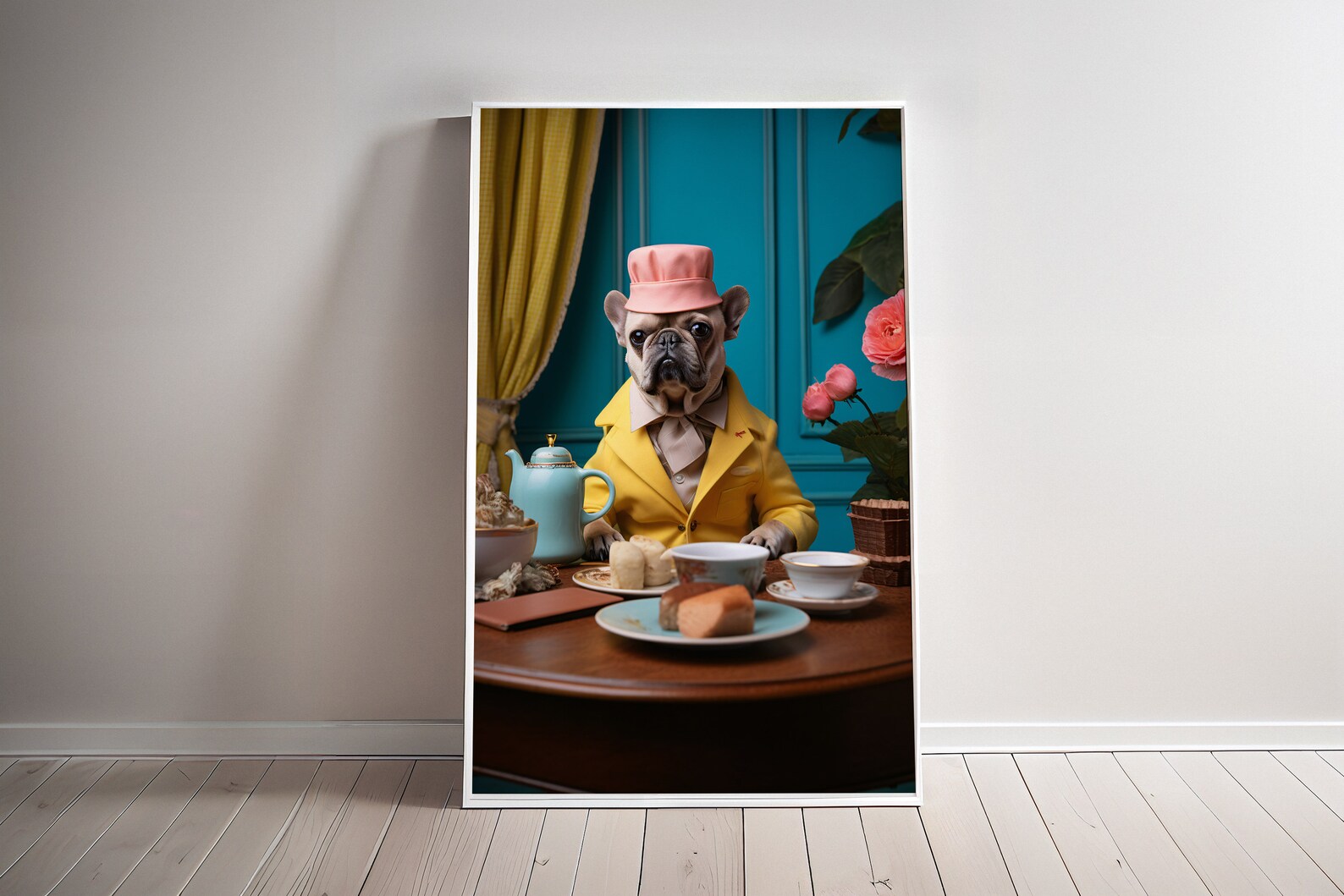Elmer, French Bull Dog, French Bulldog Prints, French Bulldog Wall Art ...