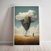 Hopeful Sky, Surreal Art, Surreal Wall Art, Surreal Art Print, Digital ...