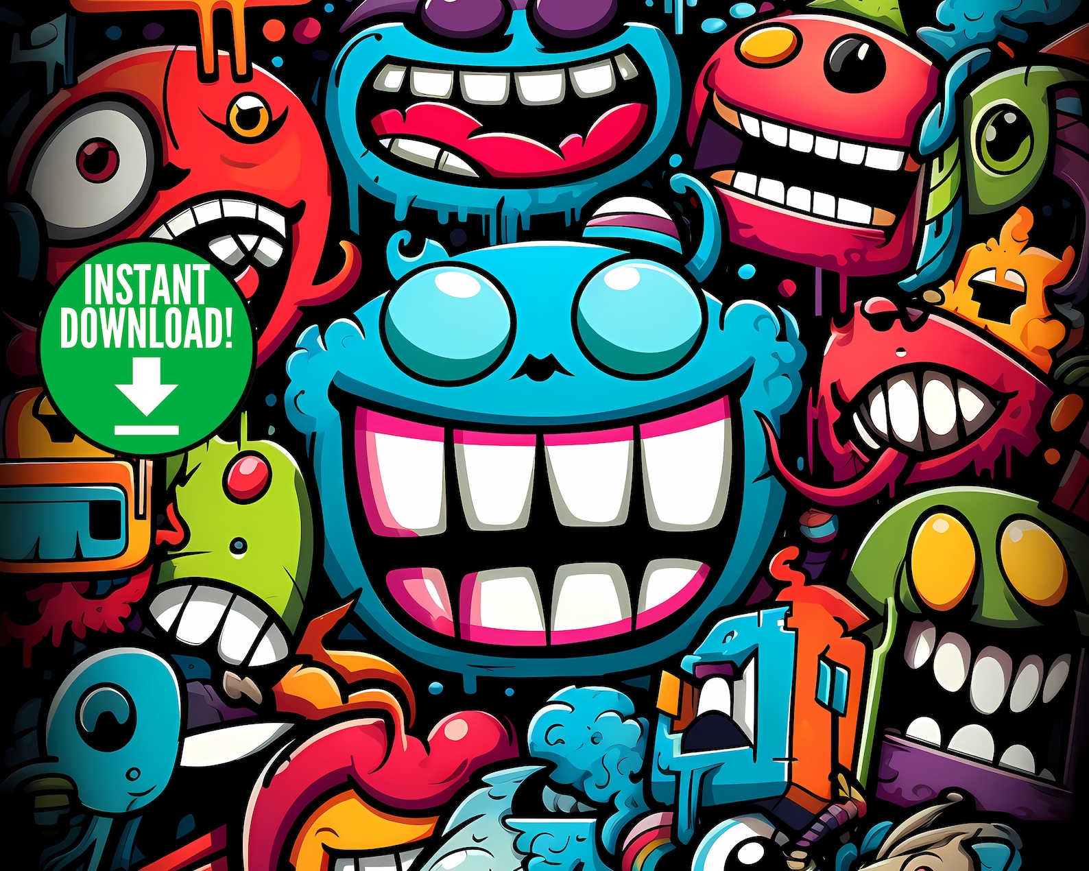 Xrank, Graffiti Wall Art, Graffiti Wall Art Canvas, Modern Graffiti ...