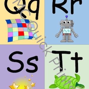 Alphabet Flashcards | DOWNLOAD | Full-color ABC Flashcards | Printable ...