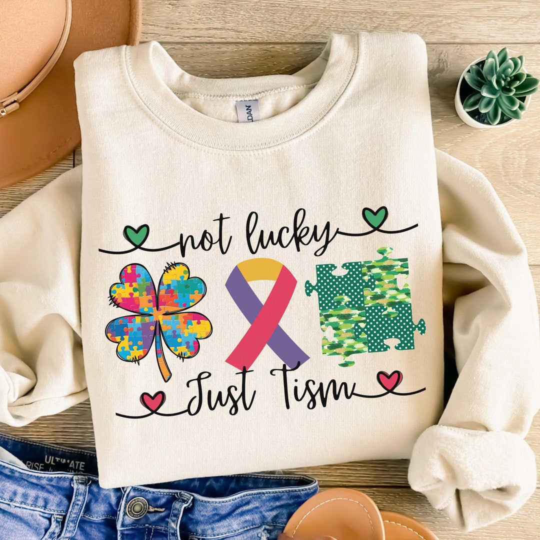 Autism St Patricks Day Sweatshirt, Autism Mama St Patricks Day Hoodie ...