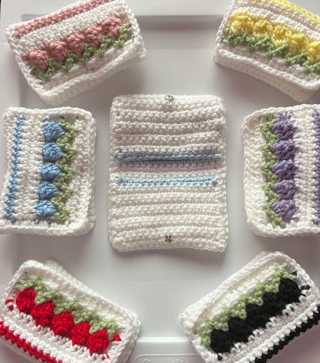 Crochet Tulip Card Holder and Wallet - Etsy