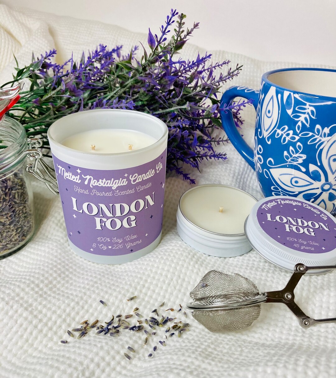London Fog Scented Candle Homemade Wax Melt Soy Melt Soy Candle Hand ...