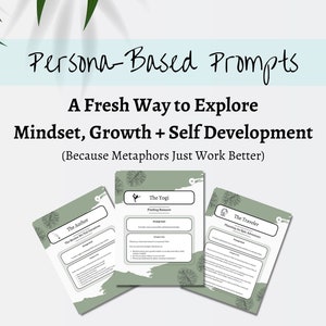 50+ Printable Journal Prompts, Mindset Prompts, Mindset Workbook, Self ...