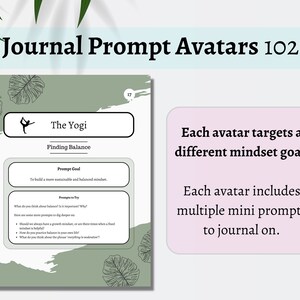 50+ Printable Journal Prompts, Mindset Prompts, Mindset Workbook, Self ...