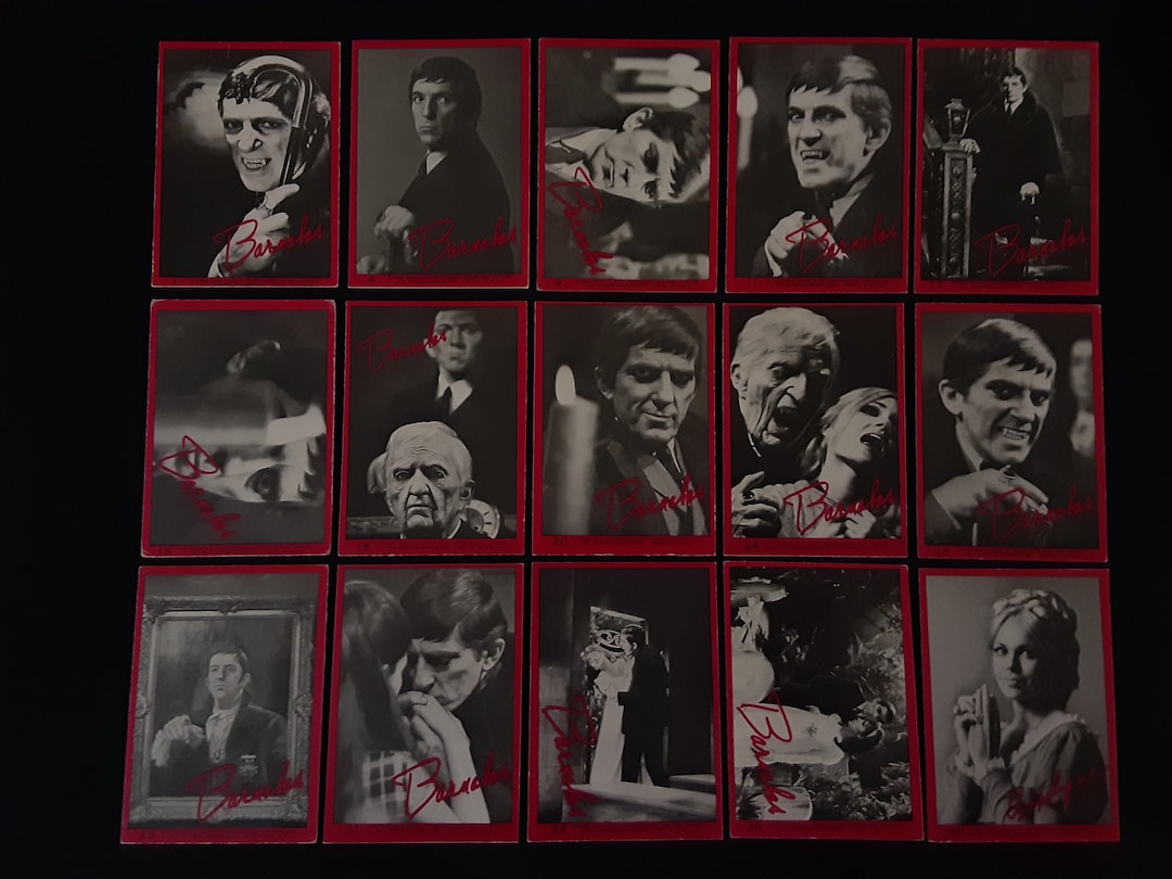 1969 Dark Shadows 1st Series Collector Cards 28 Total Cards - Etsy