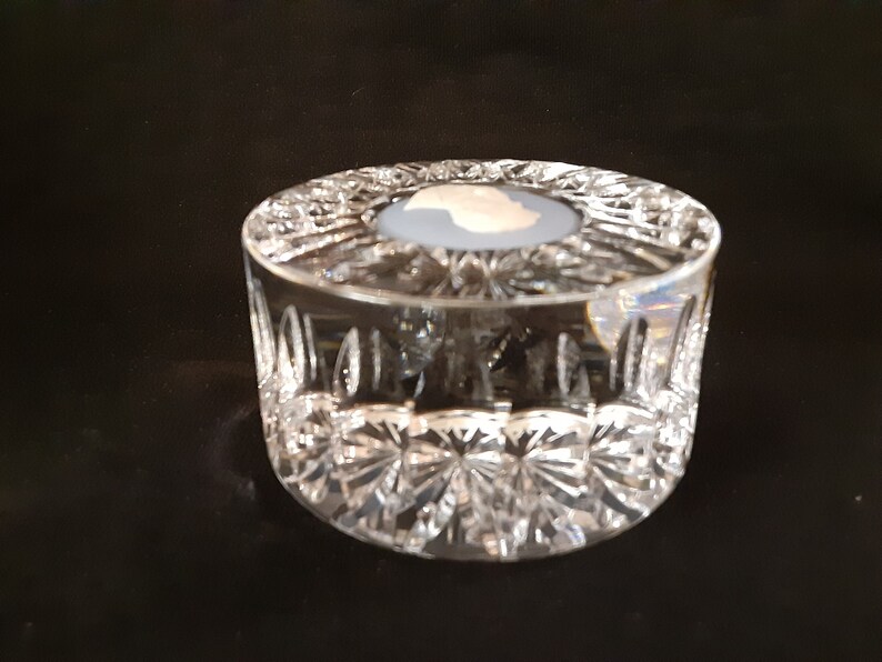 Wedgewood Crystal Paperweight - Etsy