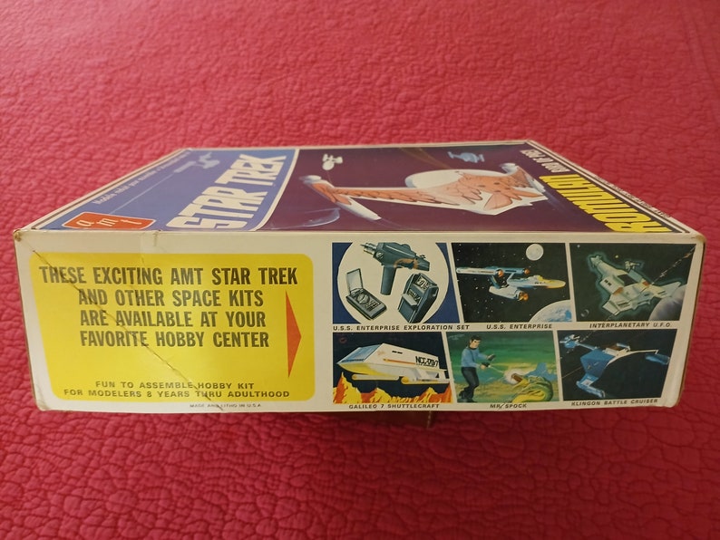 1975 Star Trek Romulan Bird of Prey (maker Amt) Model Kit Near Mint ...