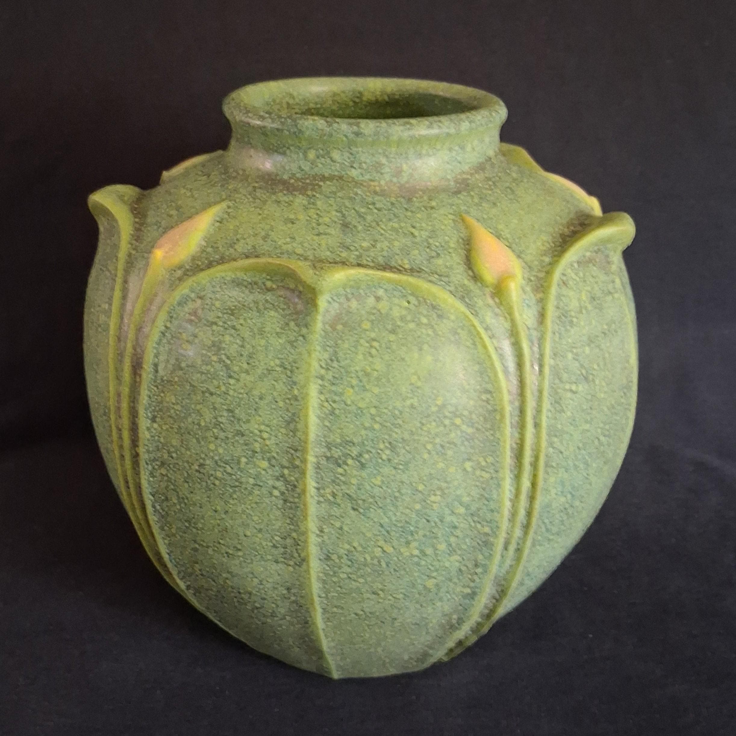 Jemerick Studio Pottery Grueby Style Green Matte Finish Vase - Etsy