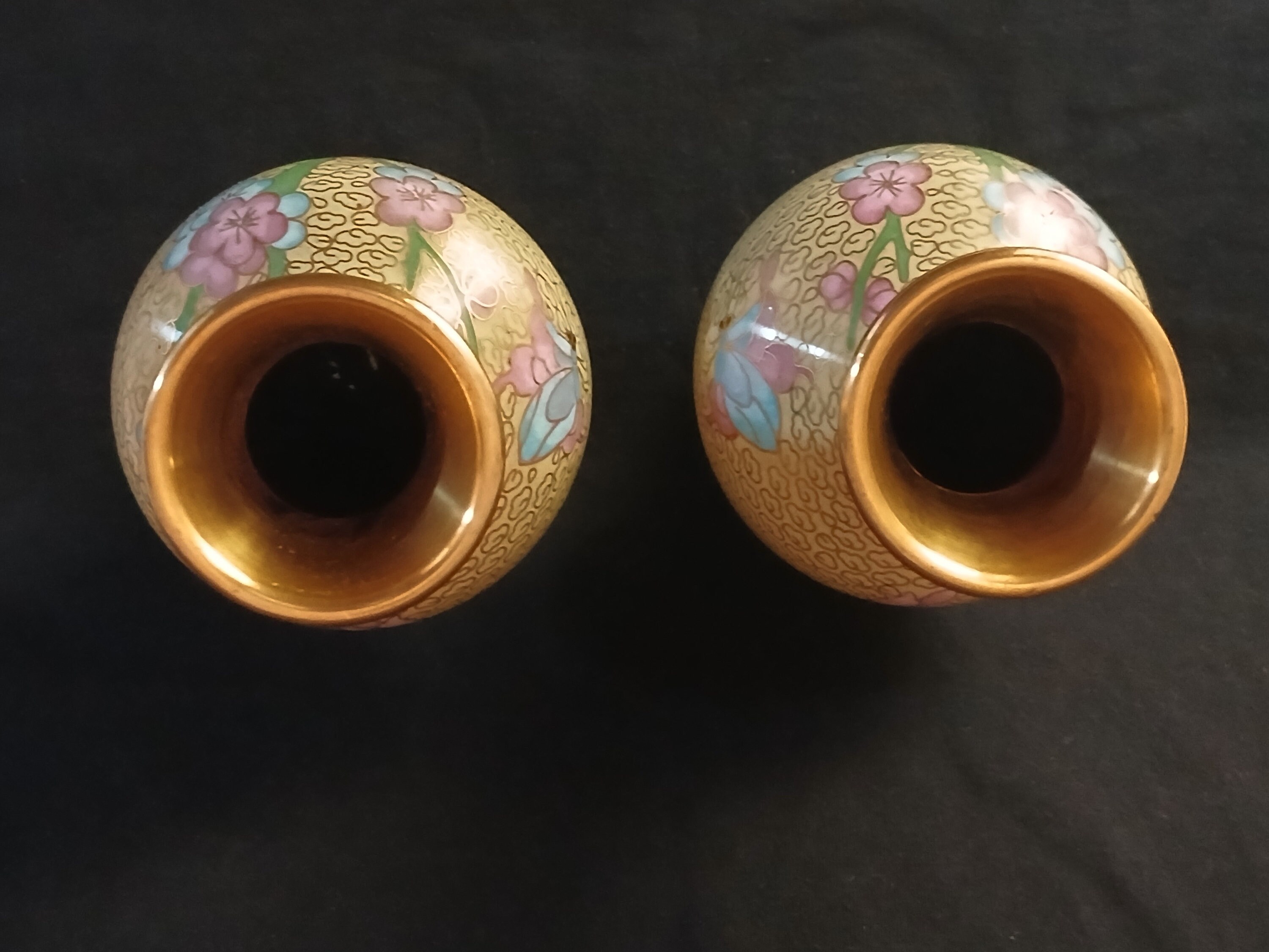 Jingfa Cloisonne Vases(set of 2) LH & RH Pair - Etsy