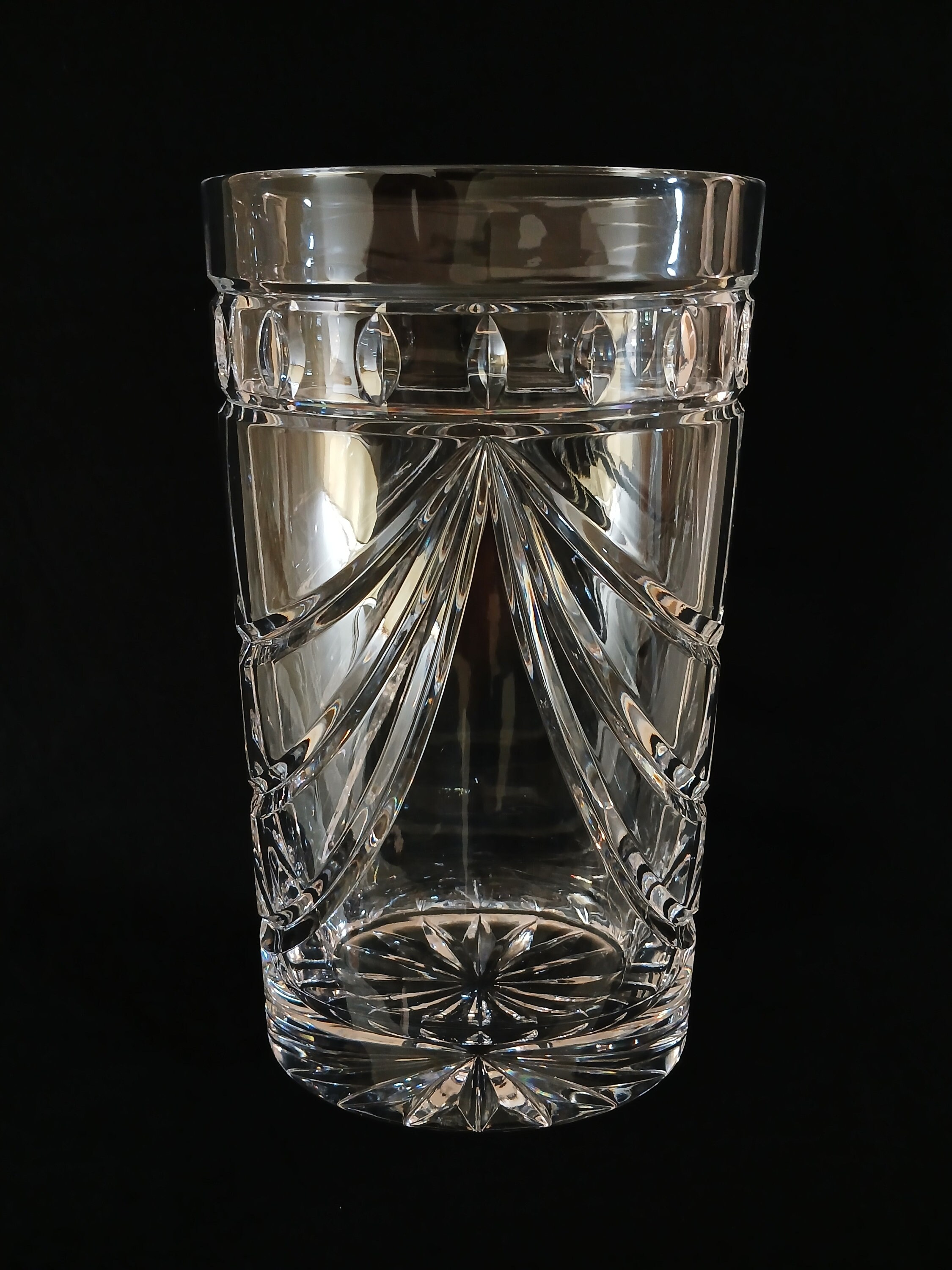 Waterford Oval Crystal 10" Vase - Etsy