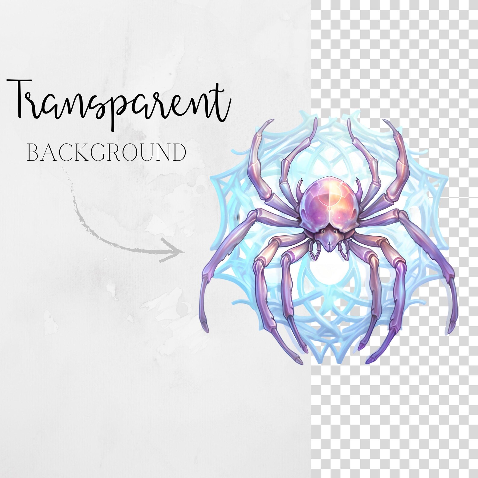 100 Pastel Halloween Cute Clipart Bundle, Transparent Spooky Halloween ...