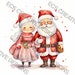 Santa Claus Clipart Bundle, Digital Download for Commercial Use ...