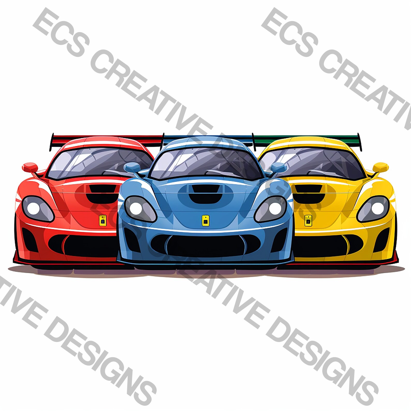 Race Car 51 PNG Clipart Bundle, Instant Digital Download, High Quality ...