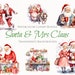 Santa & Mrs Claus Clipart Bundle, Digital Download for Commercial Use ...