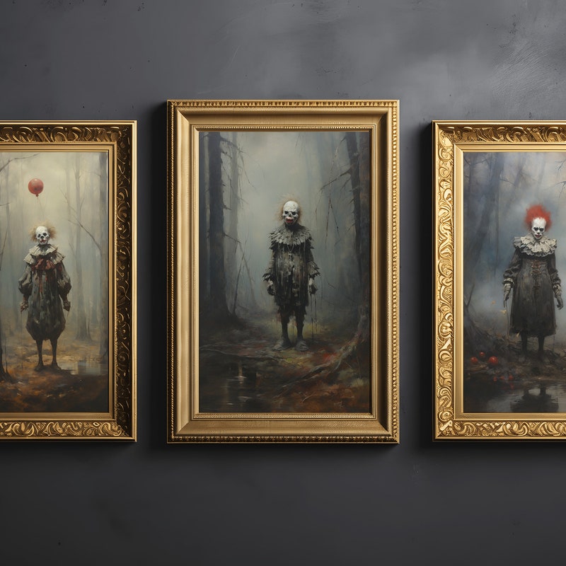 Halloween Creepy Posters - Etsy